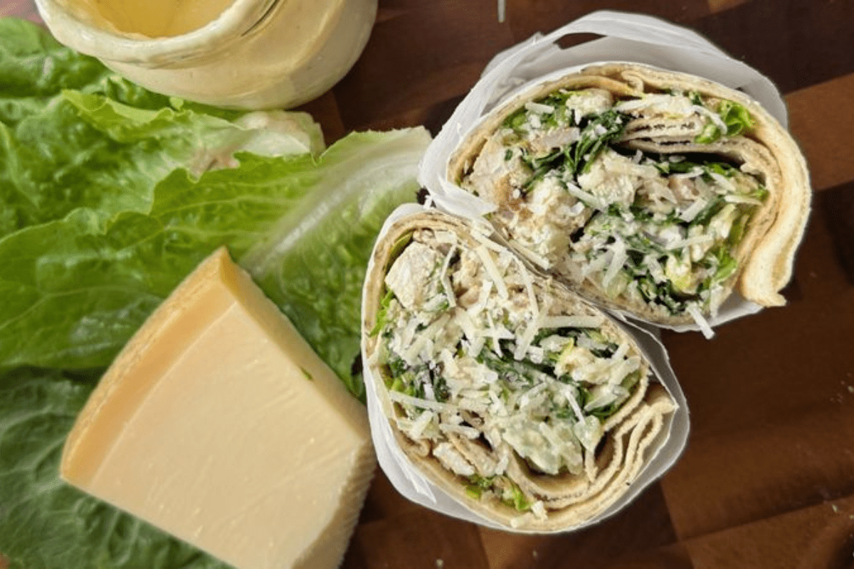 Chopped Chicken Caesar Wrap: A Fresh Twist on a Classic • equ